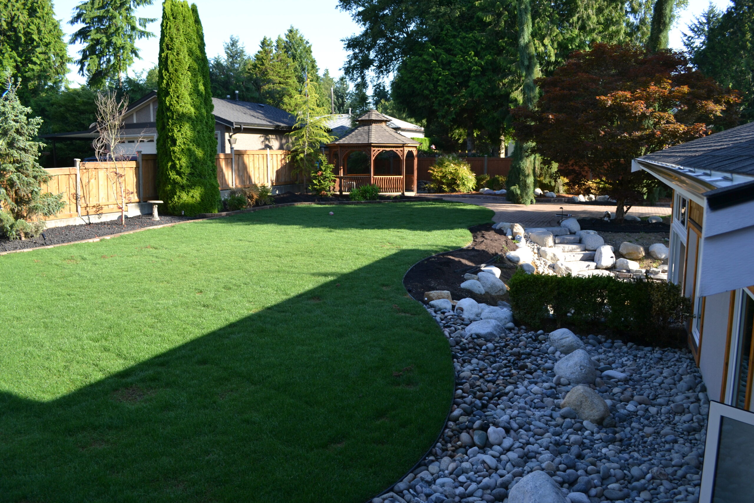 Burnaby Renovation Landscaping Update - Tamlin International Homes